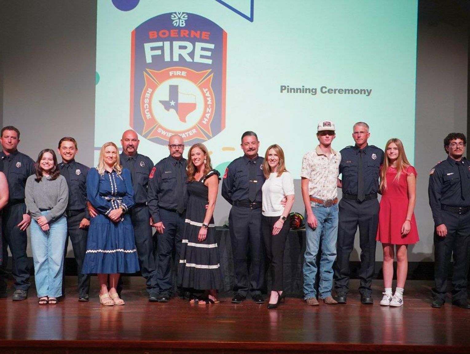 Boerne firefighters honored in pinning ceremony