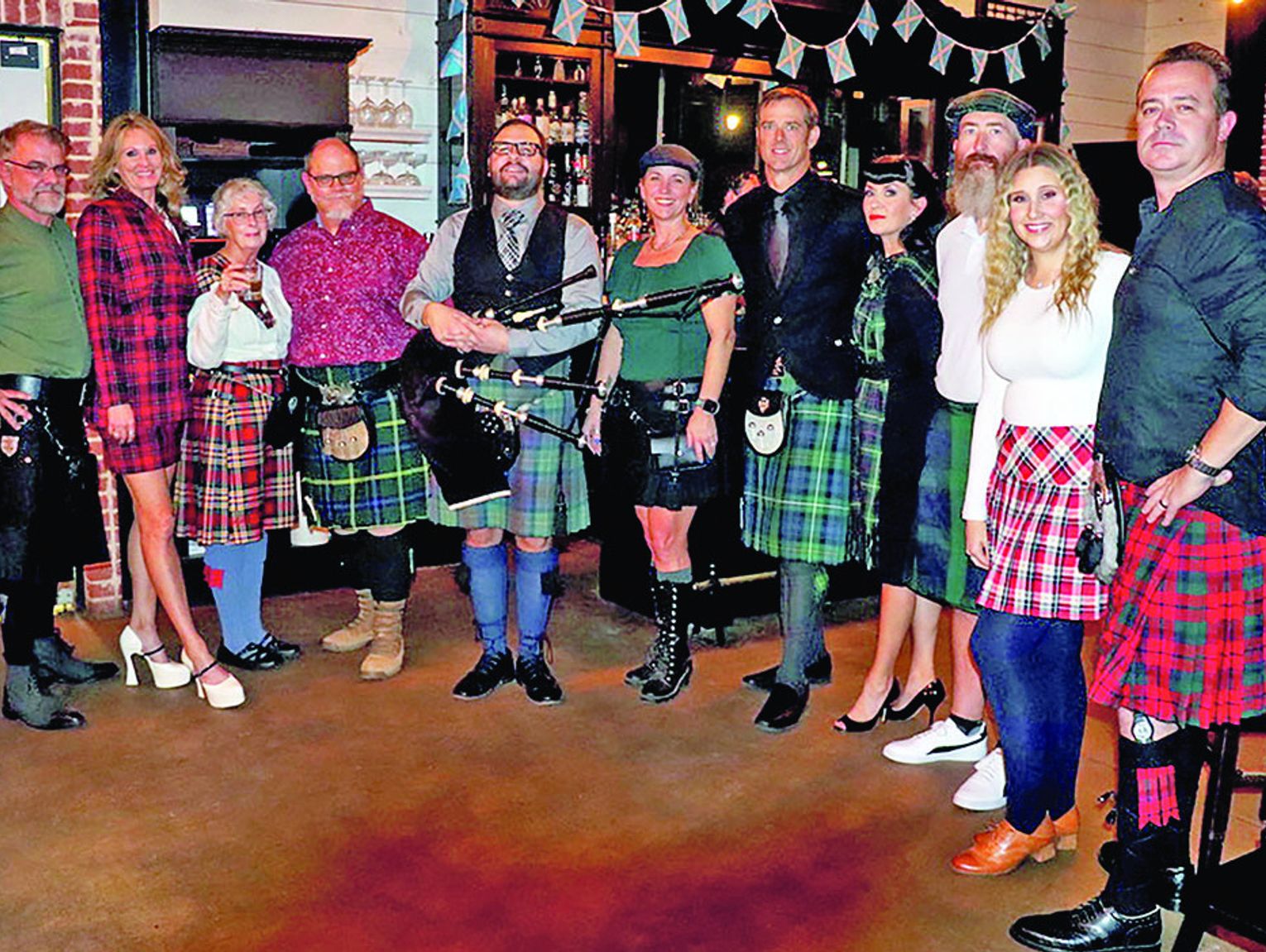 Burns Night brings out the kilts