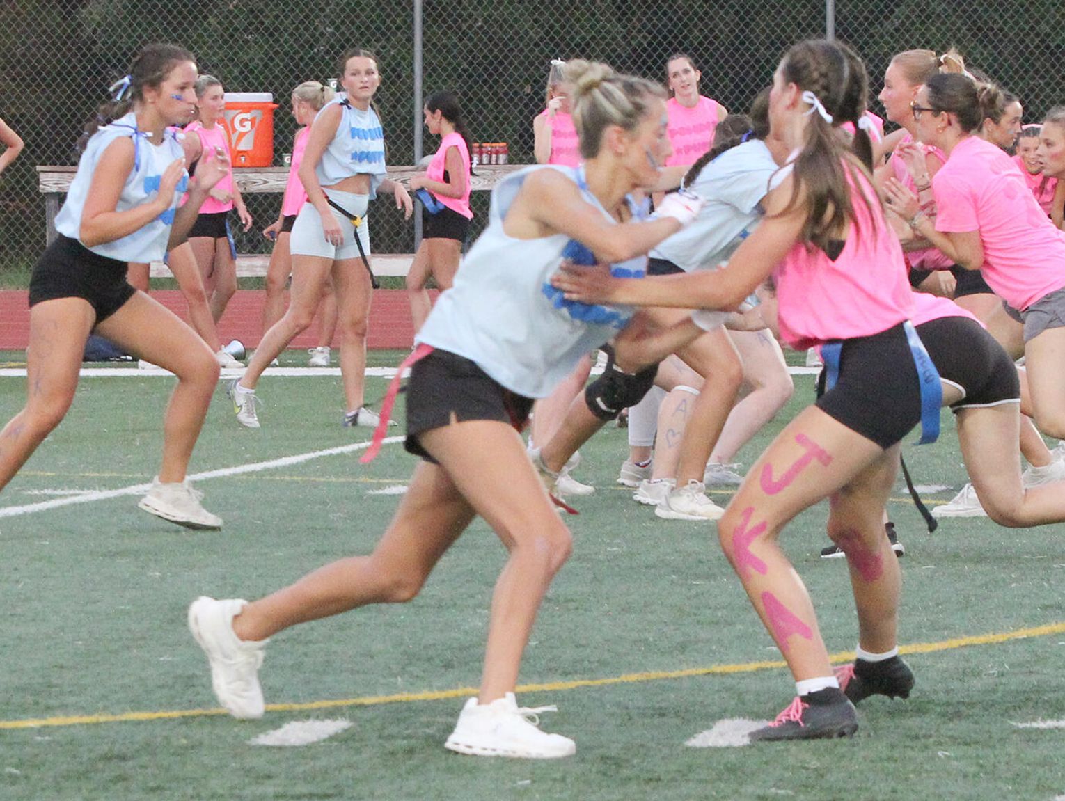 Champion seniors rule in annual powder puff game