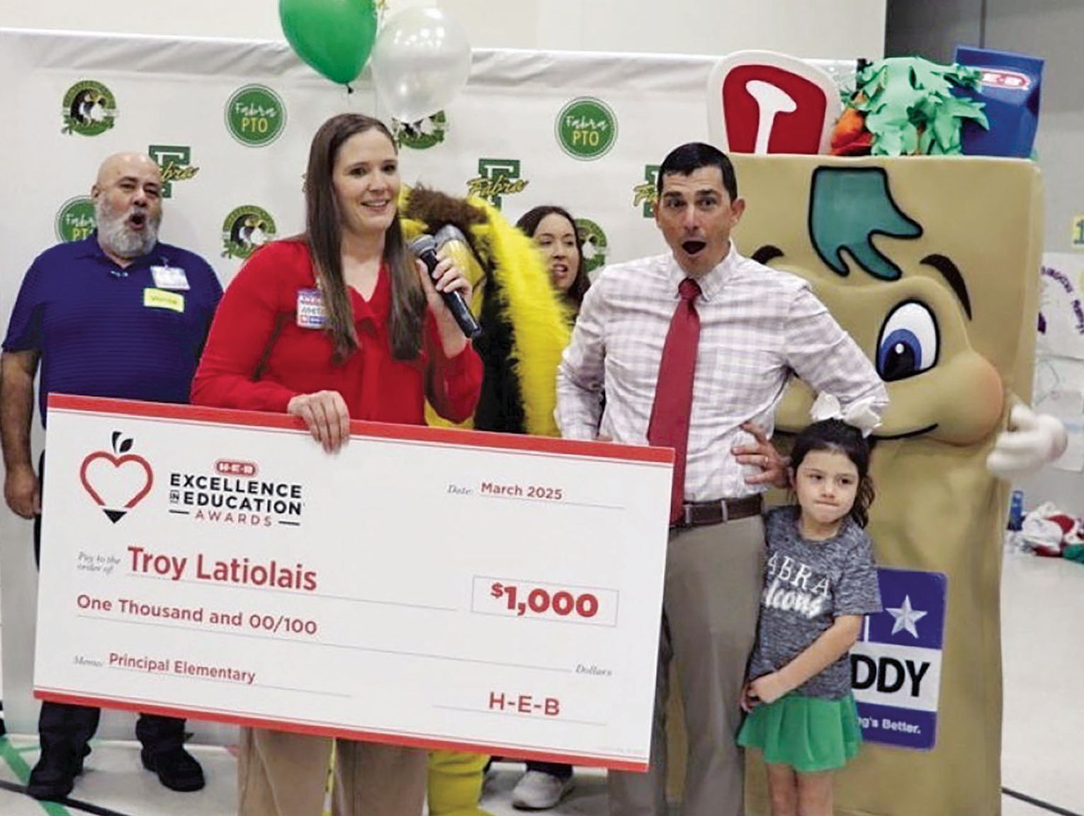 Fabra principal named an H-E-B top principal; competes for $25,000 ...