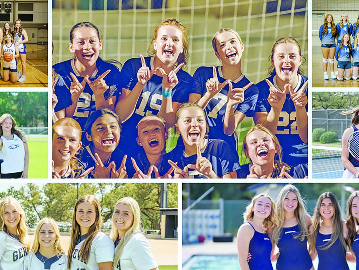 Geneva girls honored as top TAPPS 4A athletic program in the state