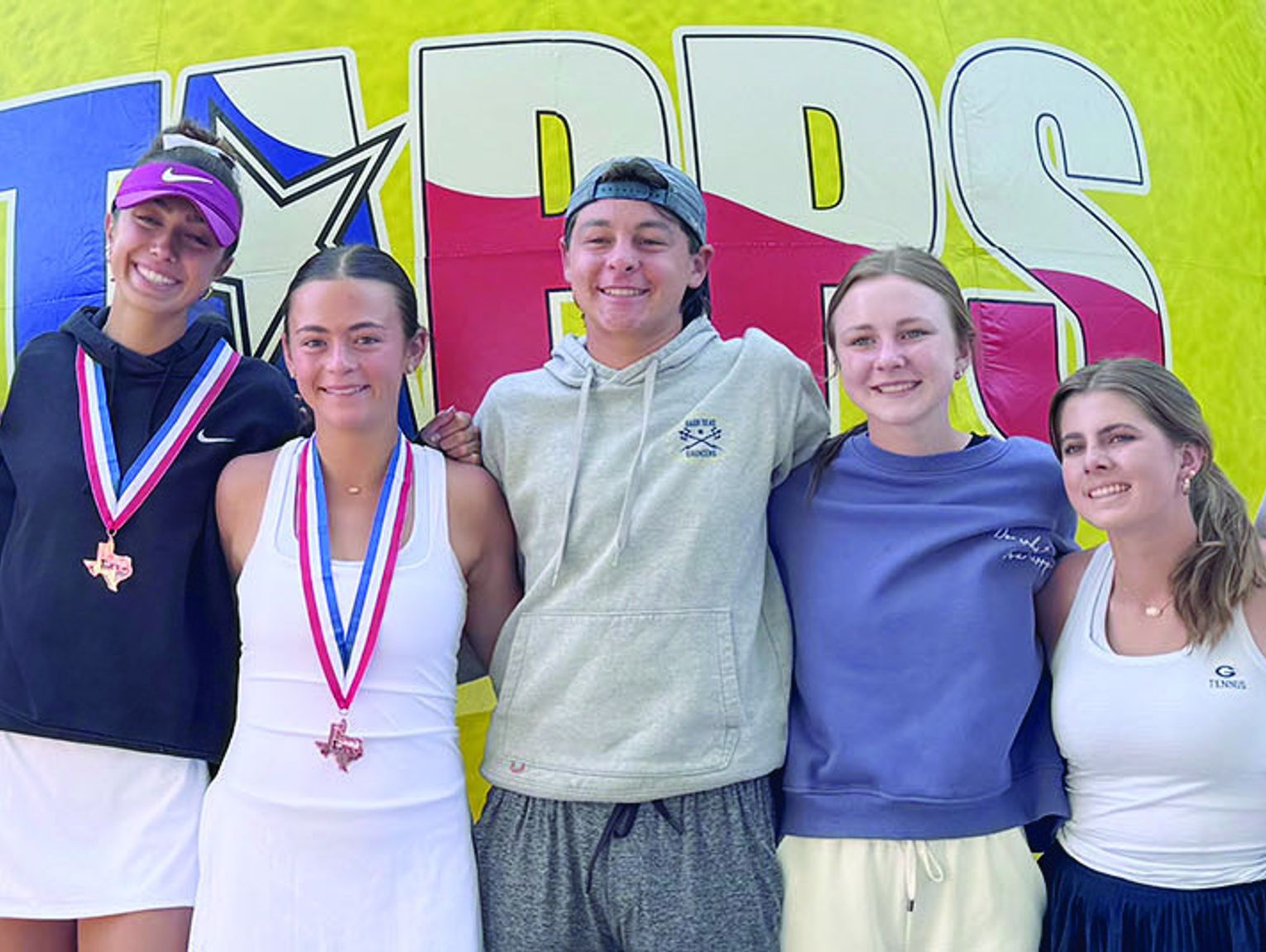 Geneva’s Simpson and Svendsen earn bronze at TAPPS state tennis tourney