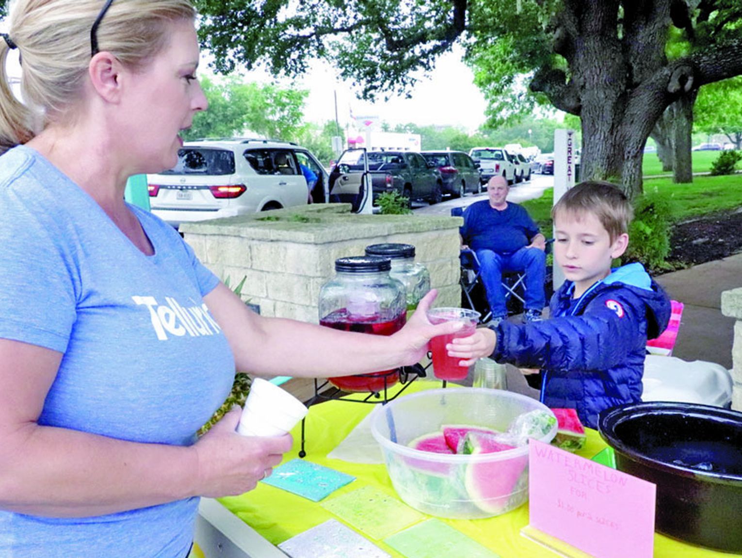 Langston serves up the lemonade