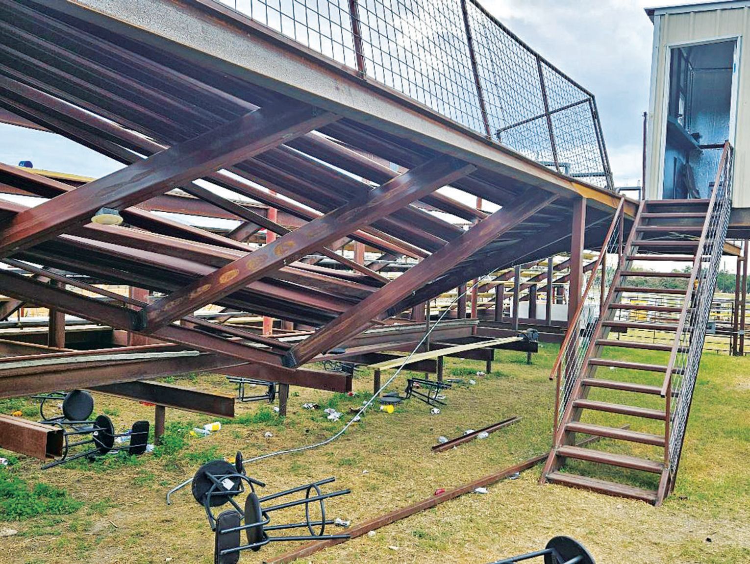 Lawsuits filed over fair bleacher collapse, claiming negligence