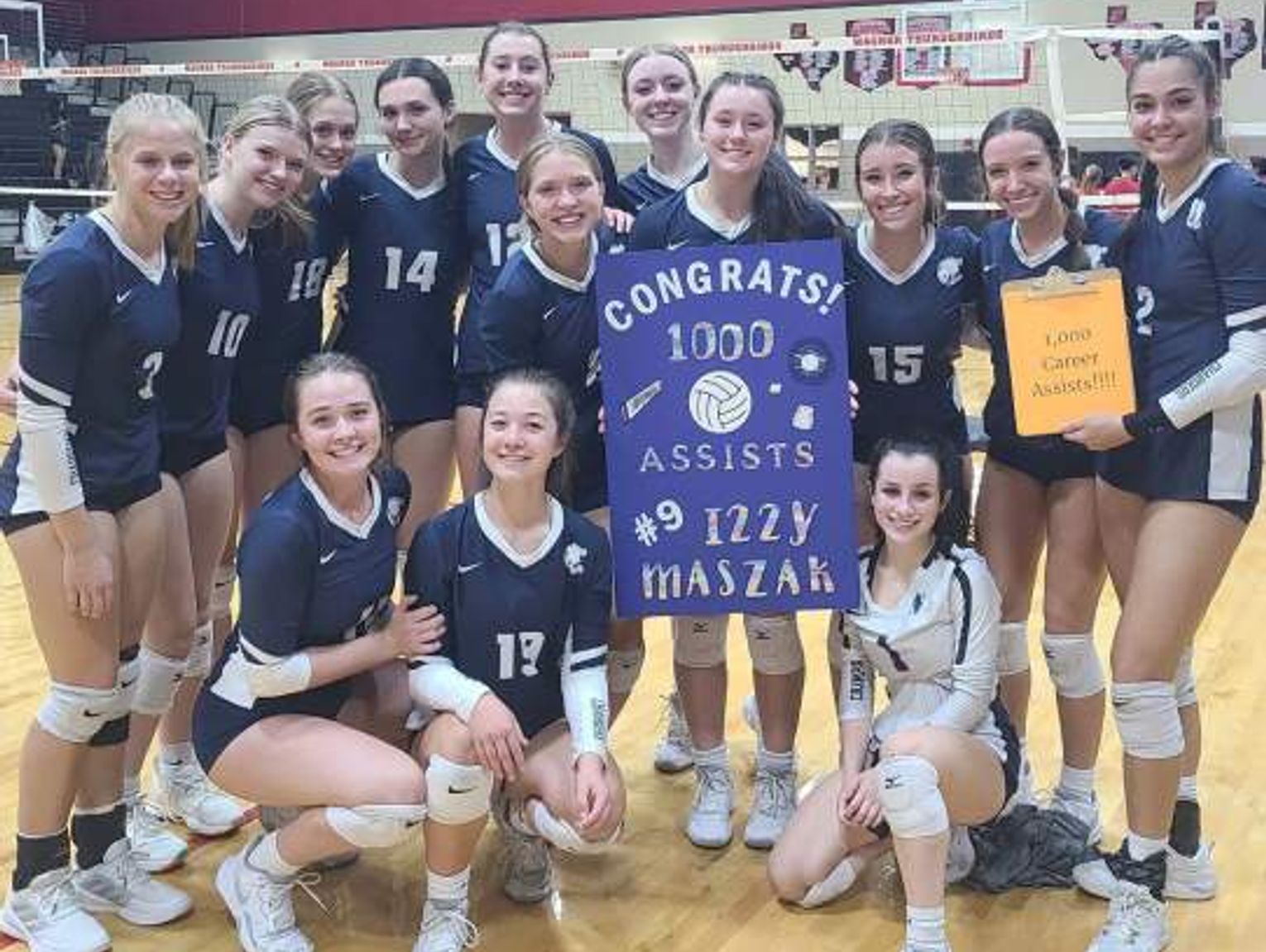 Maszak Celebrates 1000th Assist