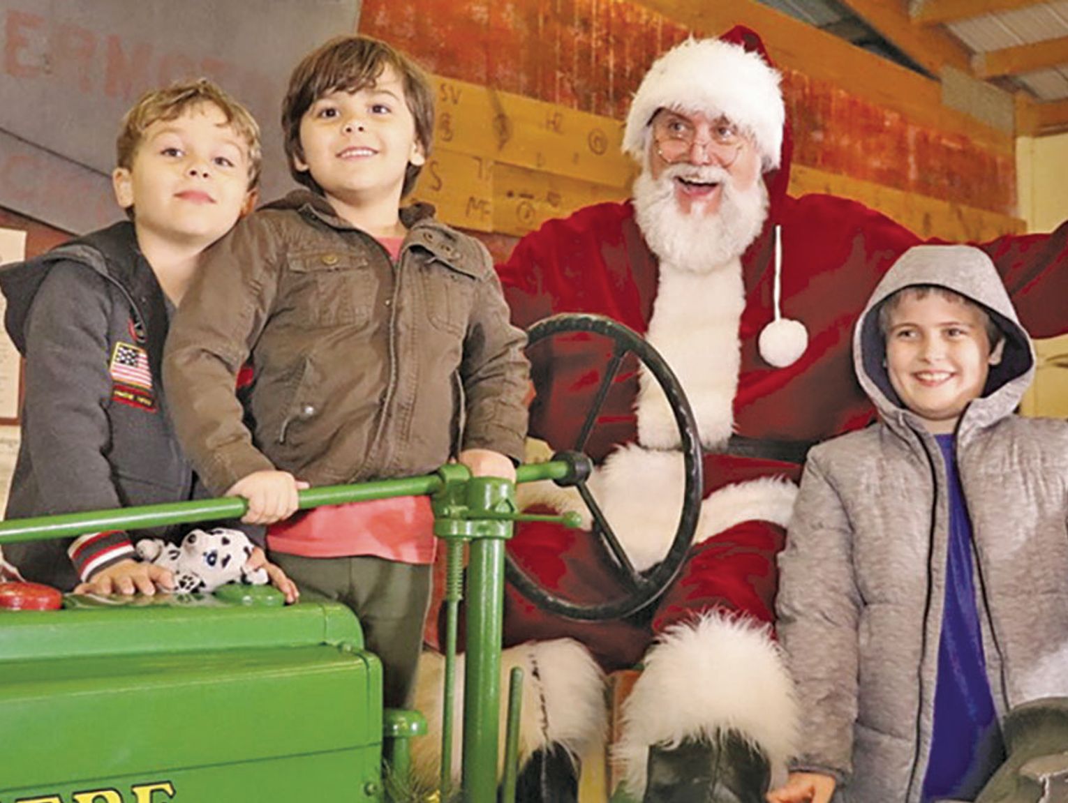 On Dasher, on John Deere ...