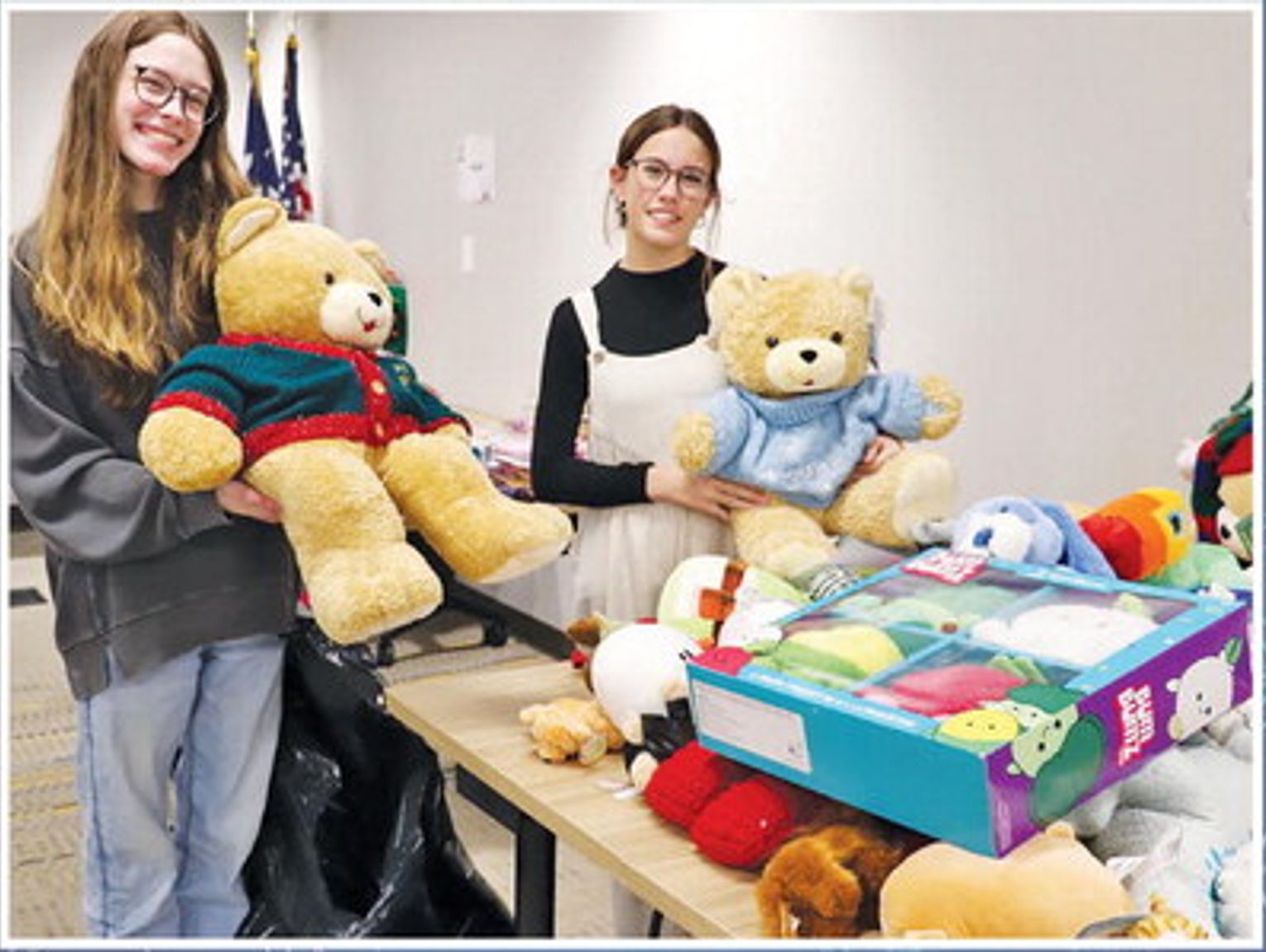 Santa’s little blue helpers