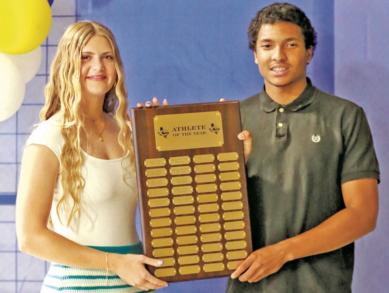 Steward, Van Geffen named Comfort Athletes of the Year