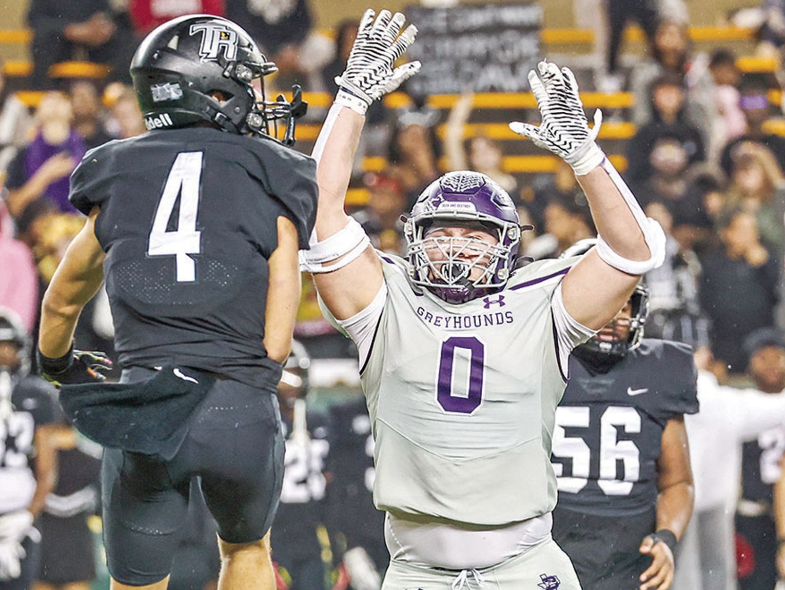 Strong second half by Randle pushes Lions past Greyhounds