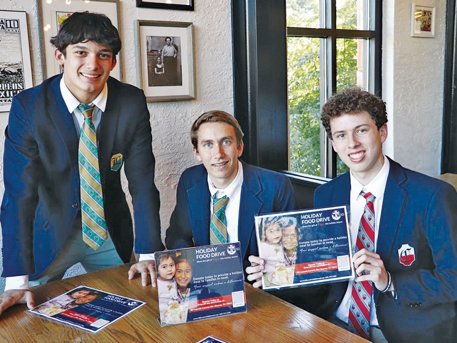 Students build QR code, launch holiday food drive