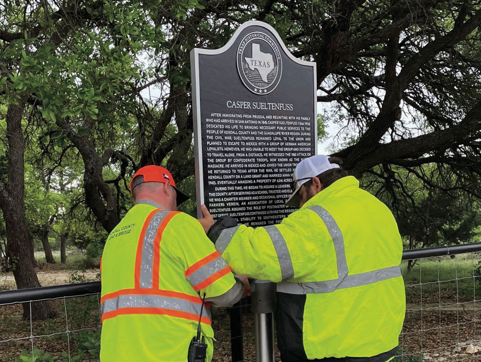 Sueltenfuss marker unveiling set April 6