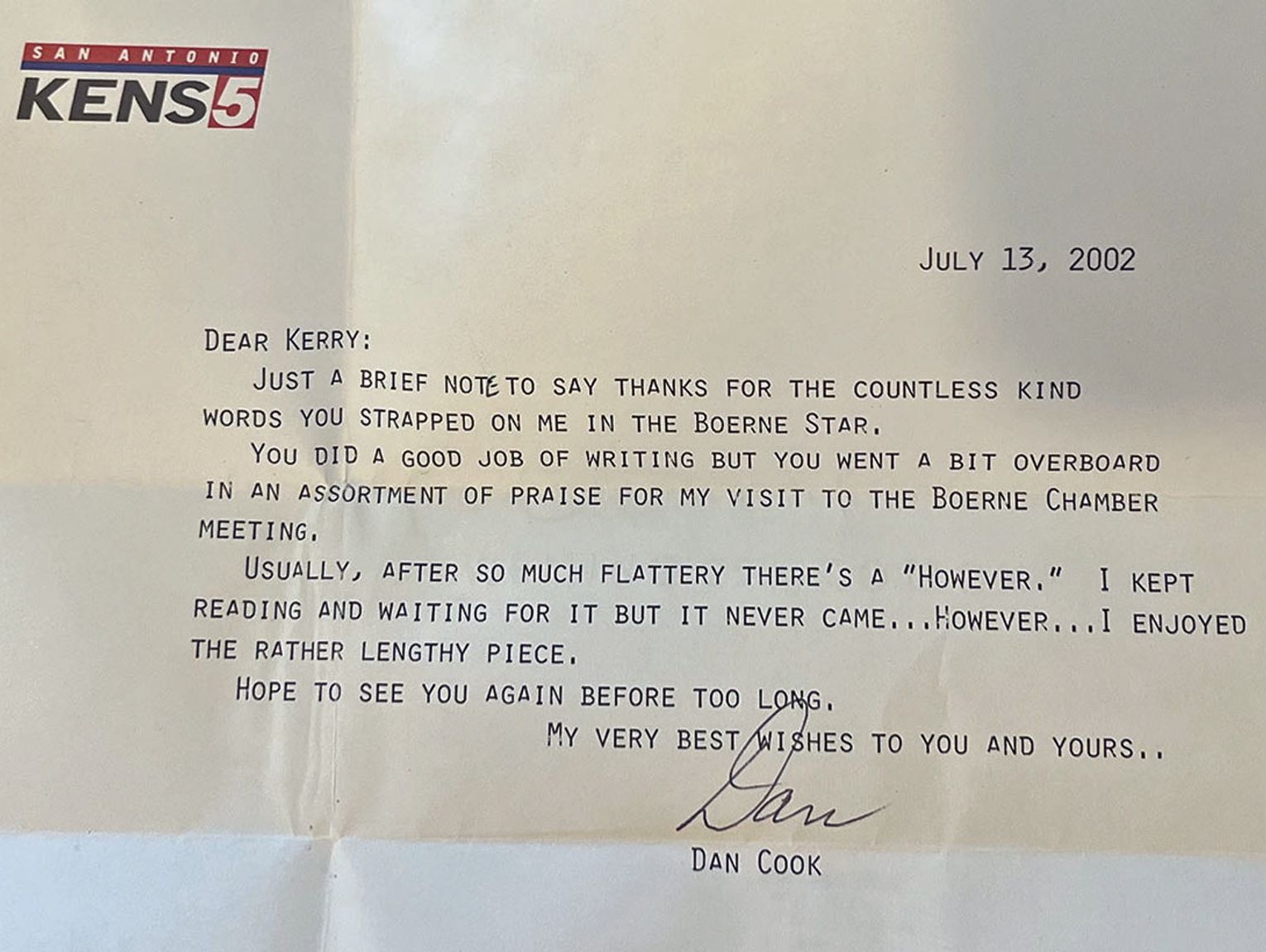 The Cook Cup and meeting Dan Cook himself