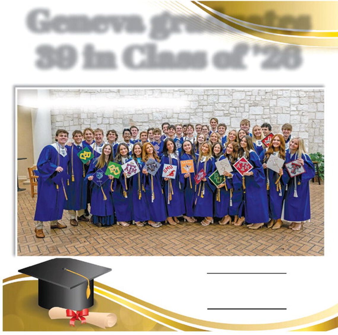 Geneva graduates 39 in Class of ’26